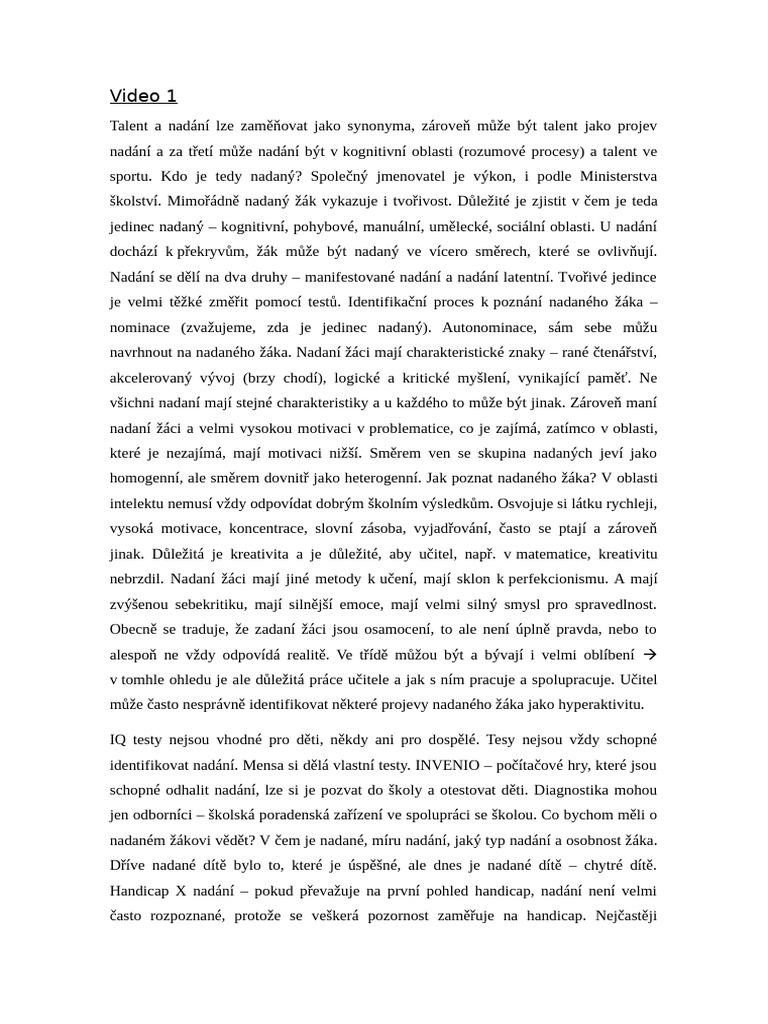 Náhradní Úkol | PDF