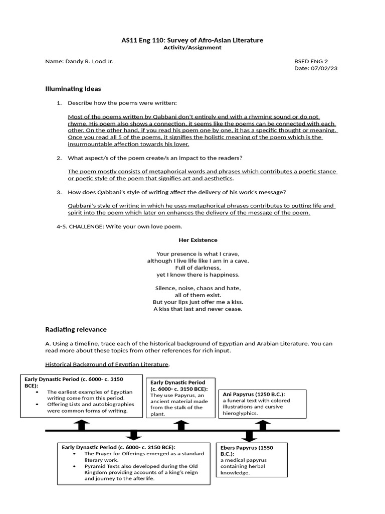 AS11 Eng 110 (Undone) | PDF
