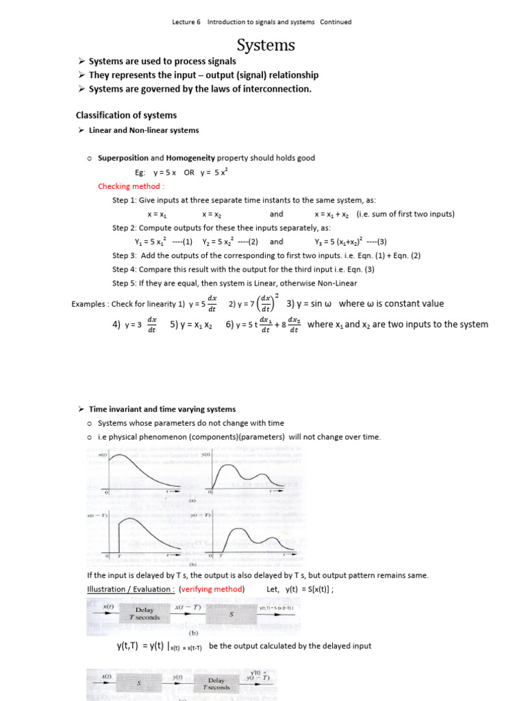 01introduction Lecture6systems | PDF