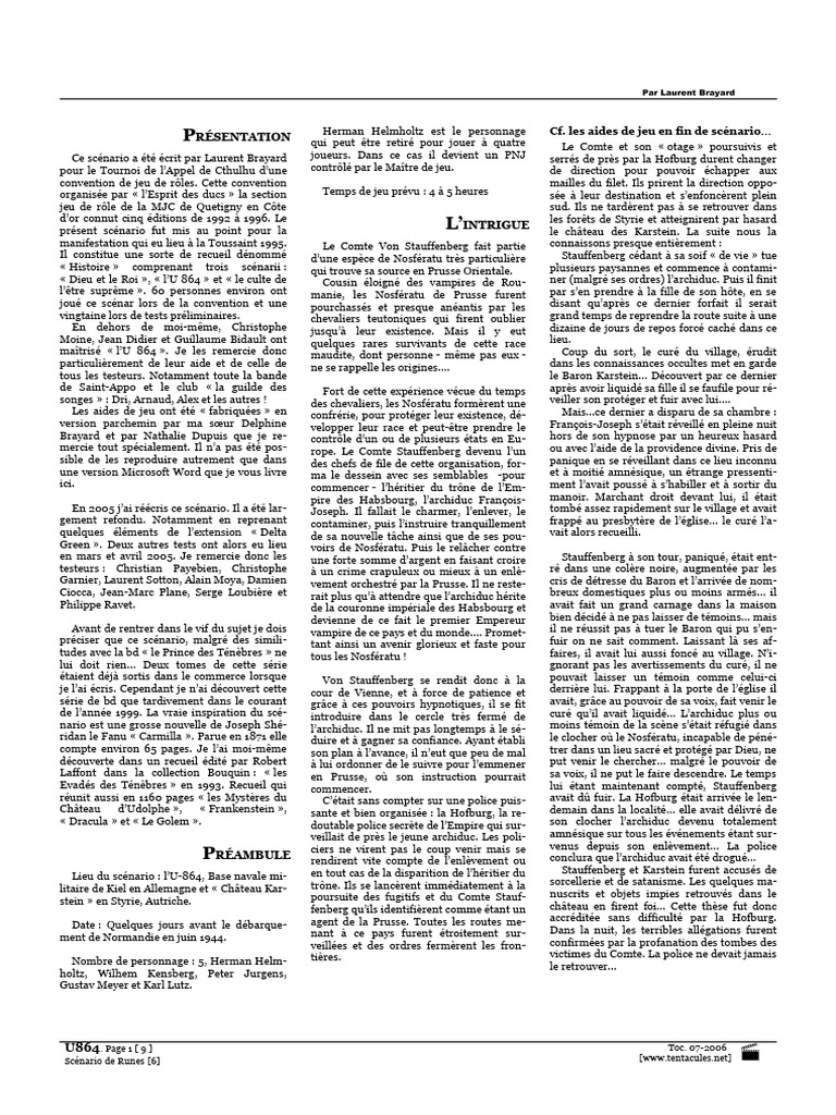 Résentation: Par Laurent Brayard | PDF