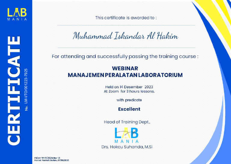 Muhammad Iskandar Al Hakim | PDF