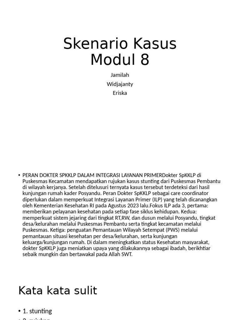 Presentasi Modul 8 | PDF