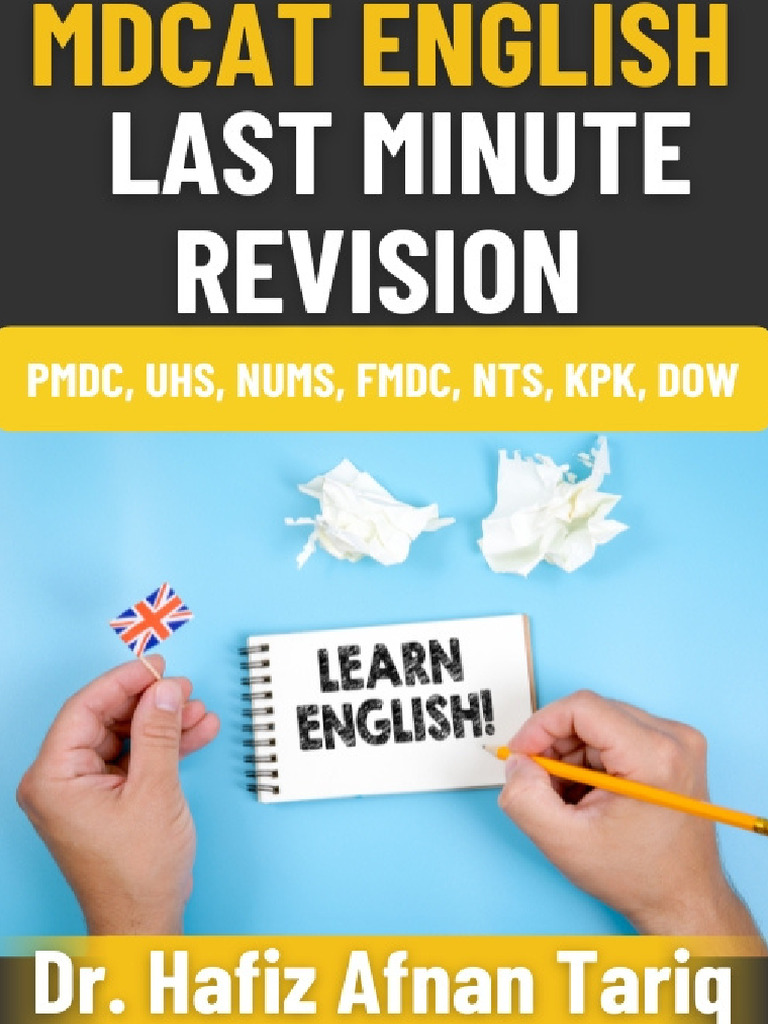 ENGLISH IN 4 HOURS Mdcat 2023 BY SMART MDCATIANS | PDF