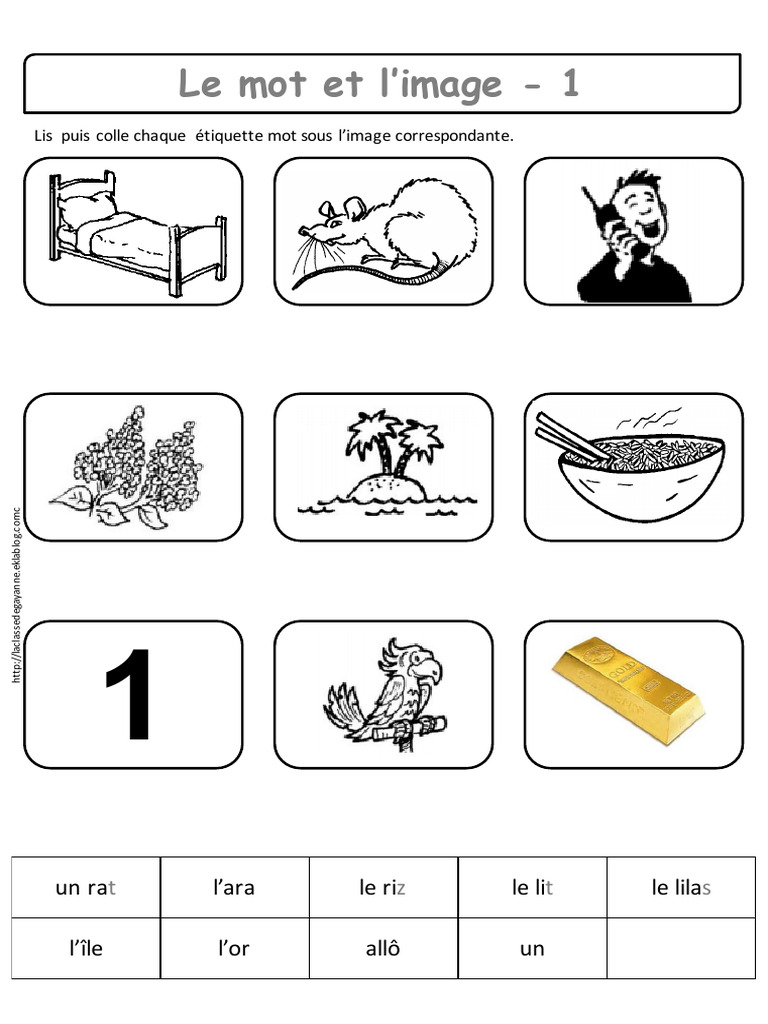 Le Mot Et L Image Periode 1 | PDF