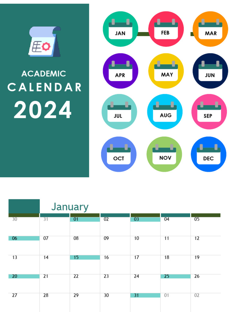 Academic Calendar 2024 | PDF