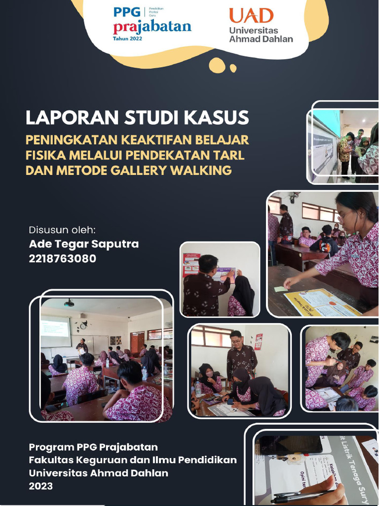 Peningkatan Keaktifan Belajar Fisika Melalui Pendekatan TARL Dan Metode Gallery Walking - Ade ...
