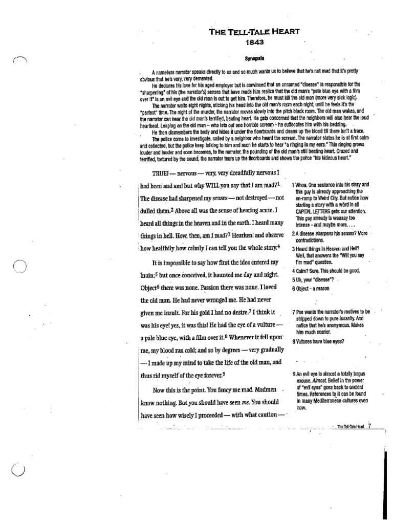 The Tell-Tale Heart Full Text | PDF