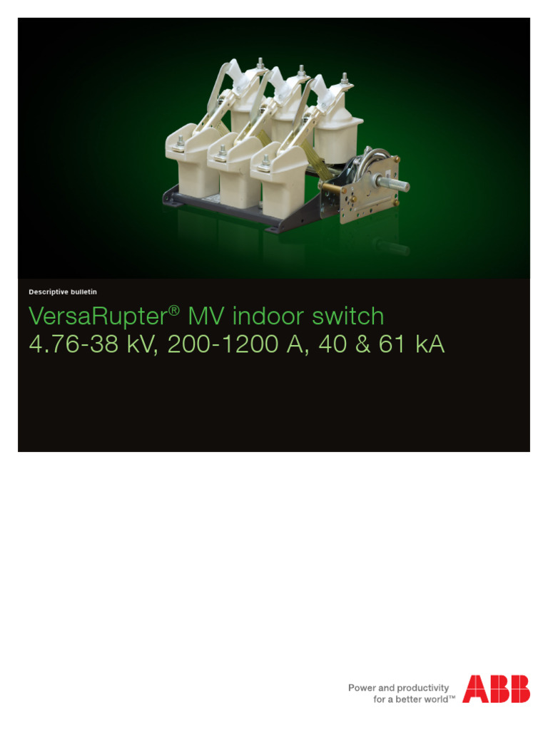 1VAL206001-DB Rev A VersaRupter Descriptive Bulletin | PDF