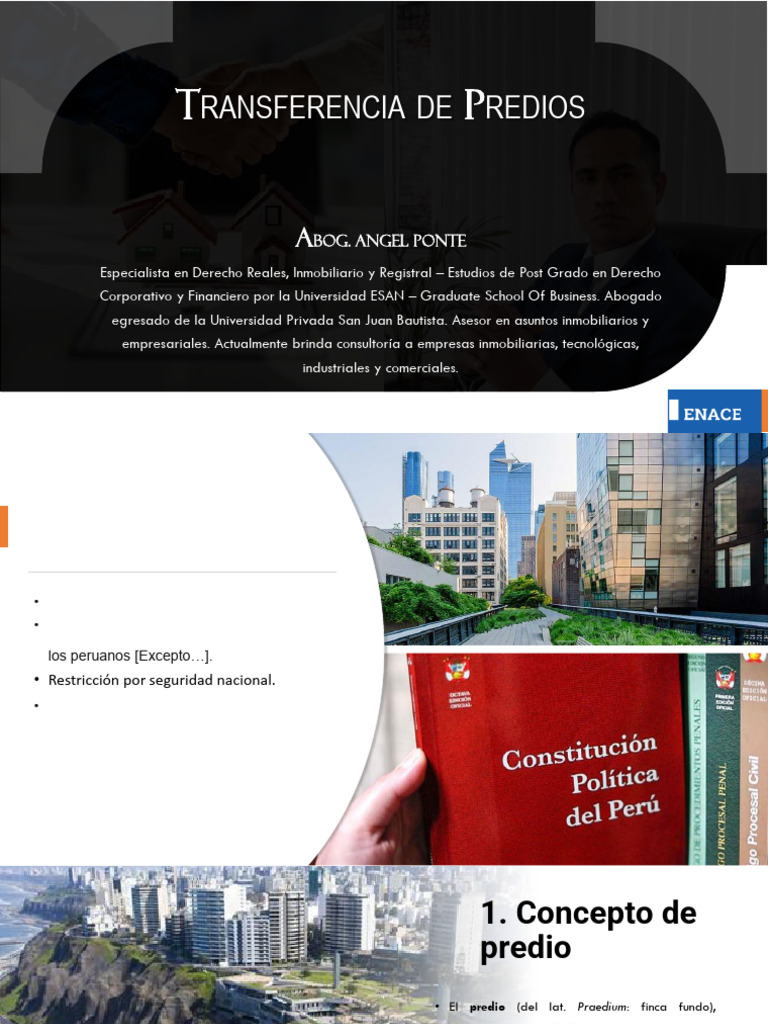 Clase 4 Transferencia de Predios-ALM | PDF