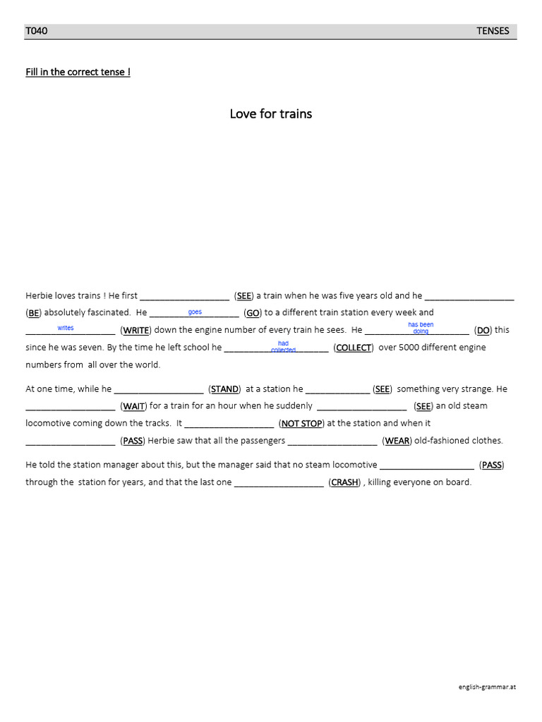 t040 Love For Trains | PDF