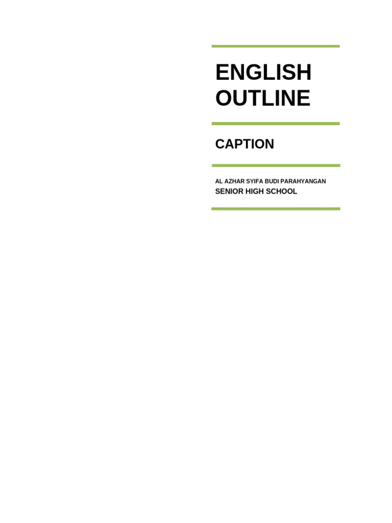 Outline 5 - Caption | PDF