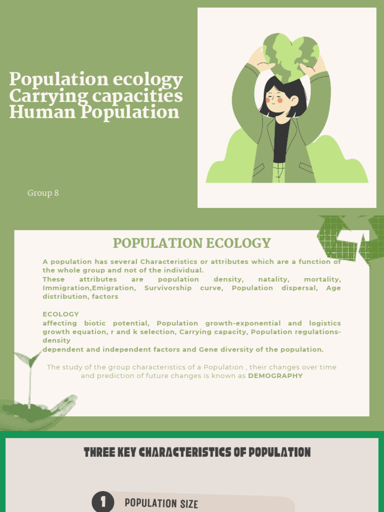 Population Ecology Carrying Capacities Human Population | PDF