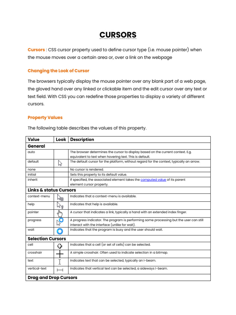 3 CSS-Cursors-Units-Visibility | PDF