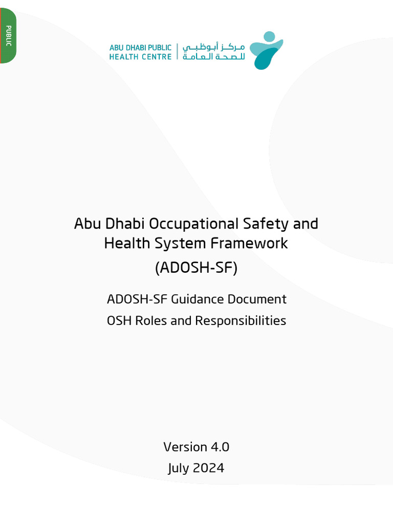 OSH Roles and Resp Eng | PDF