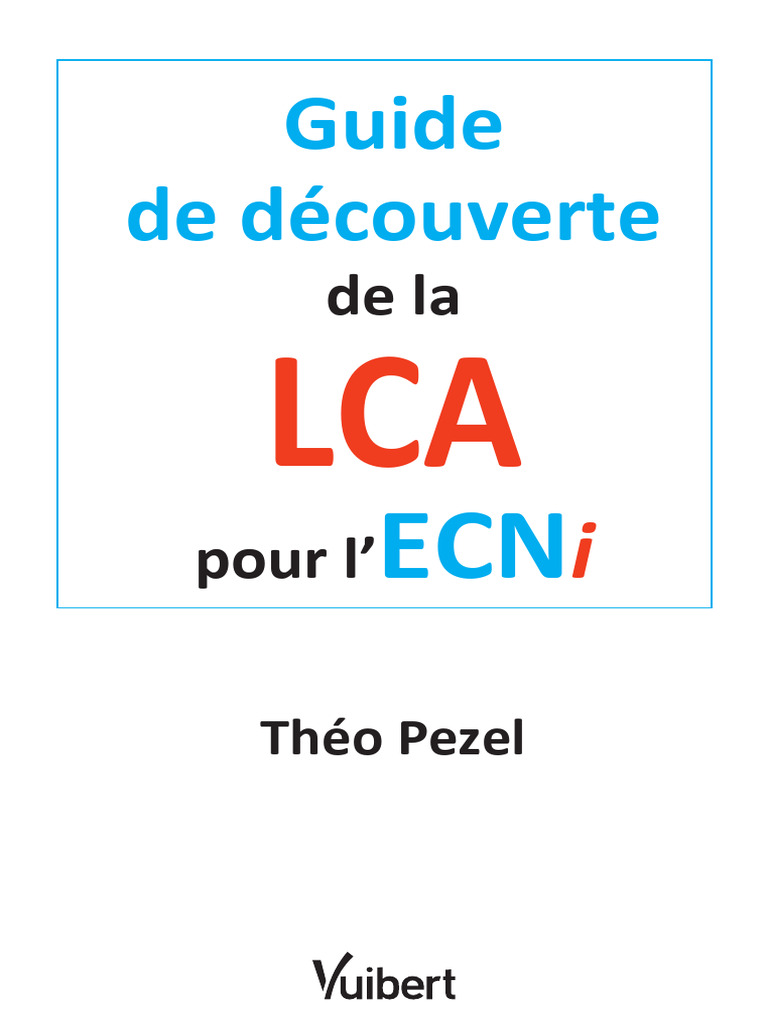 LCA Guide Theo Pezel | PDF