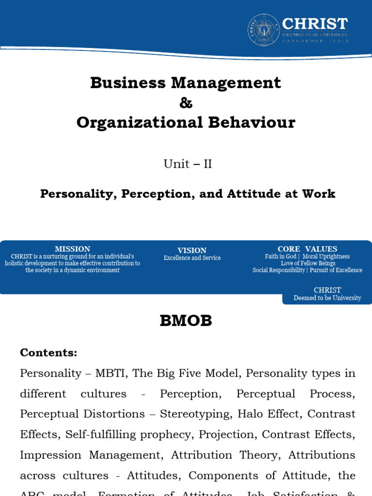 Unit - II BMOB Notes | PDF