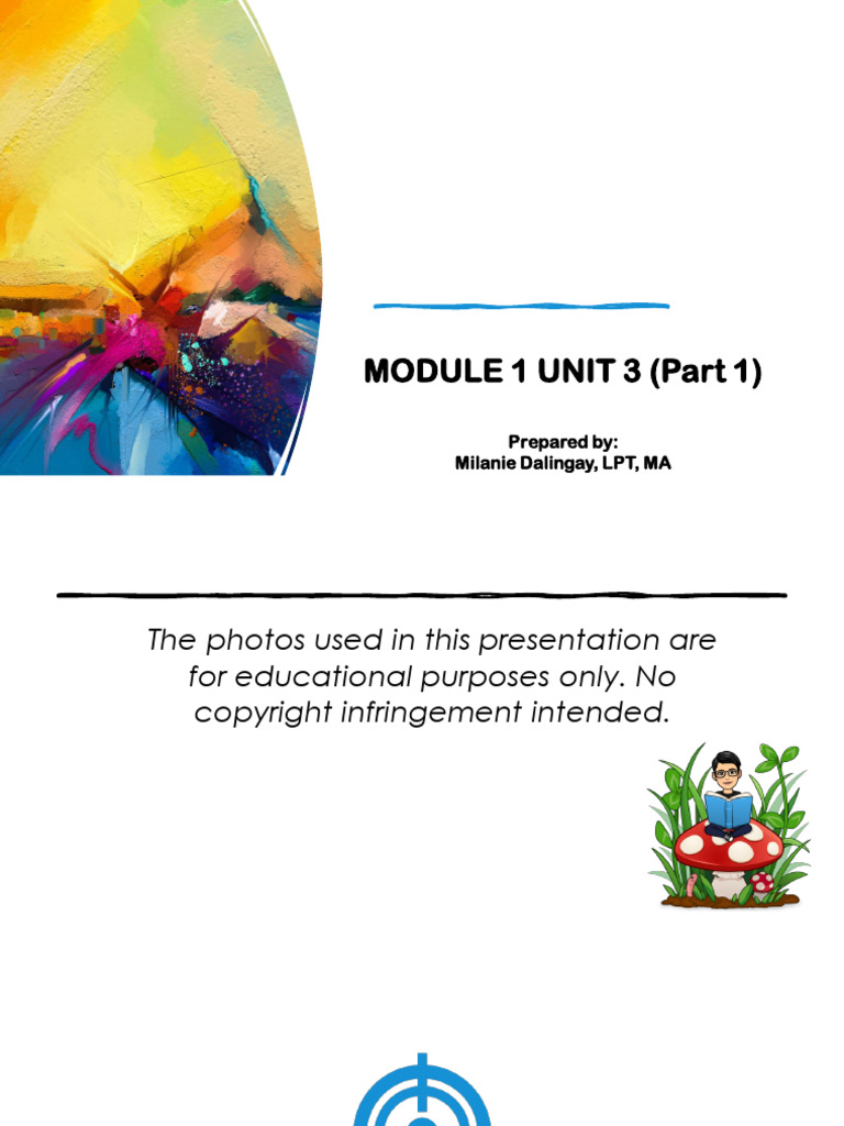 GART Module 1 Unit 3 Part 1 (2023-2024) | PDF