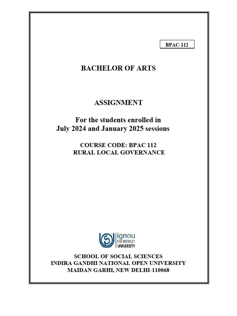 BPAC 112-Eng 24-25 | PDF