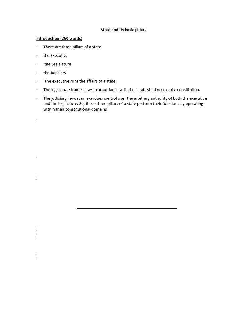 State Pillars | PDF
