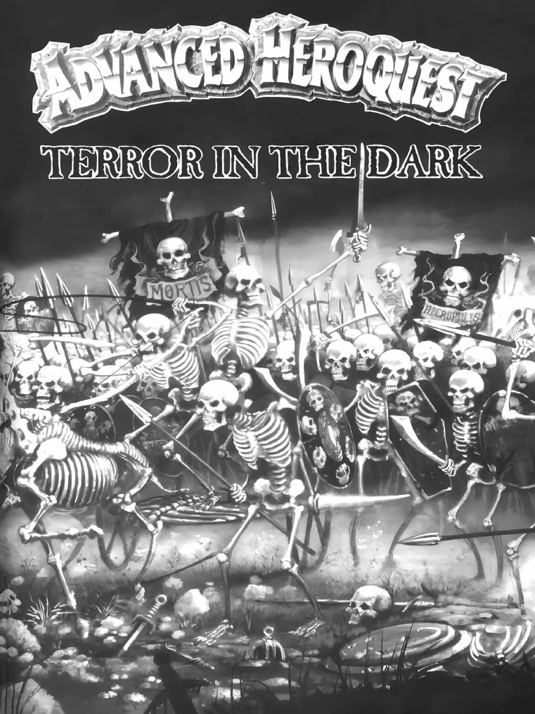 Advanced Heroquest: Terror in The Dark Rule Book (Upscaled) | PDF