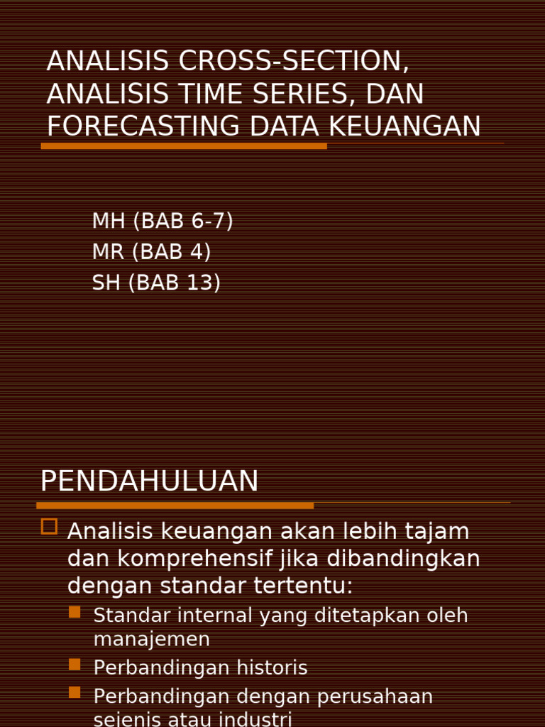 Analisis Cross Section | PDF