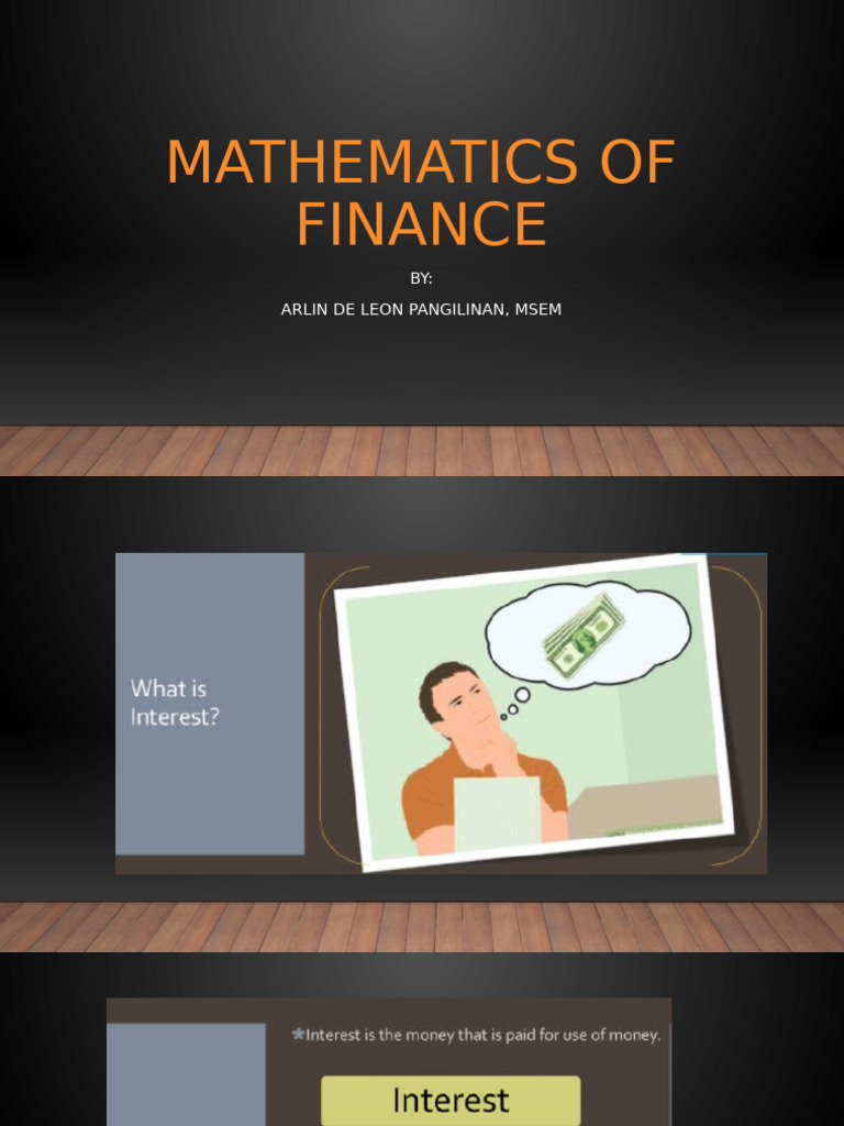 Mathematics of Finance... | PDF