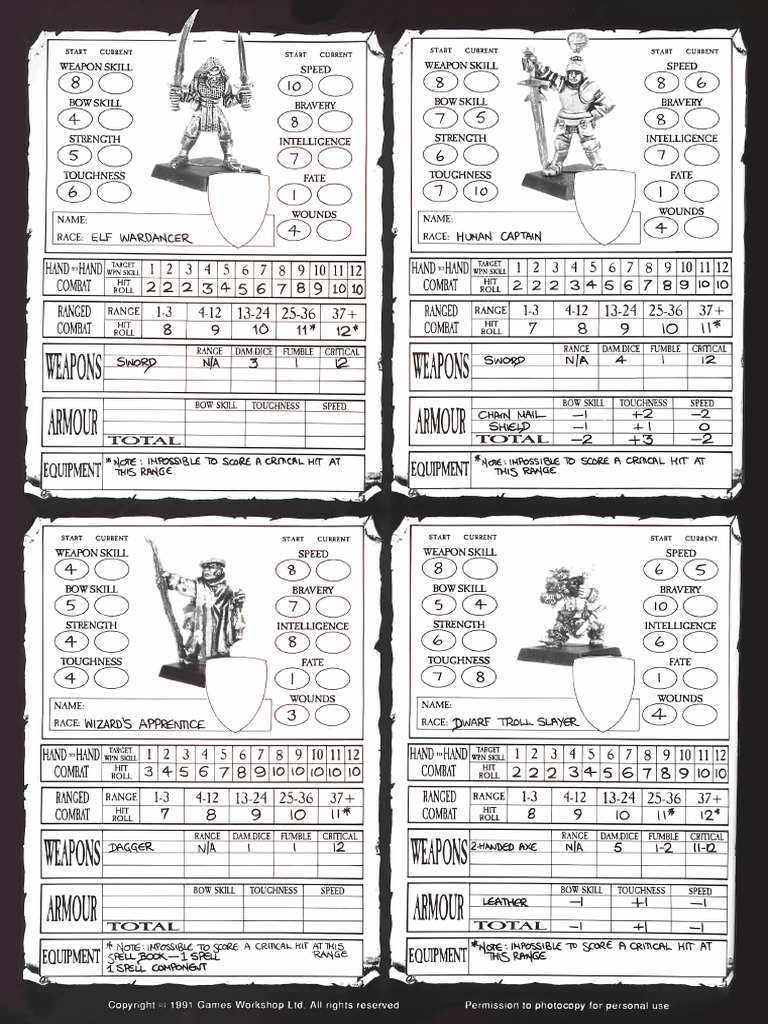 Advanced Heroquest: Henchmen (Upscaled) | PDF