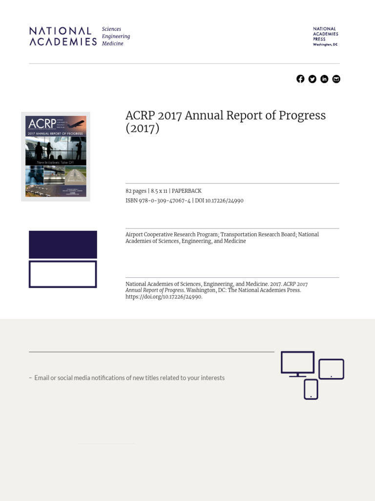 ACRP Annual 2017 | PDF