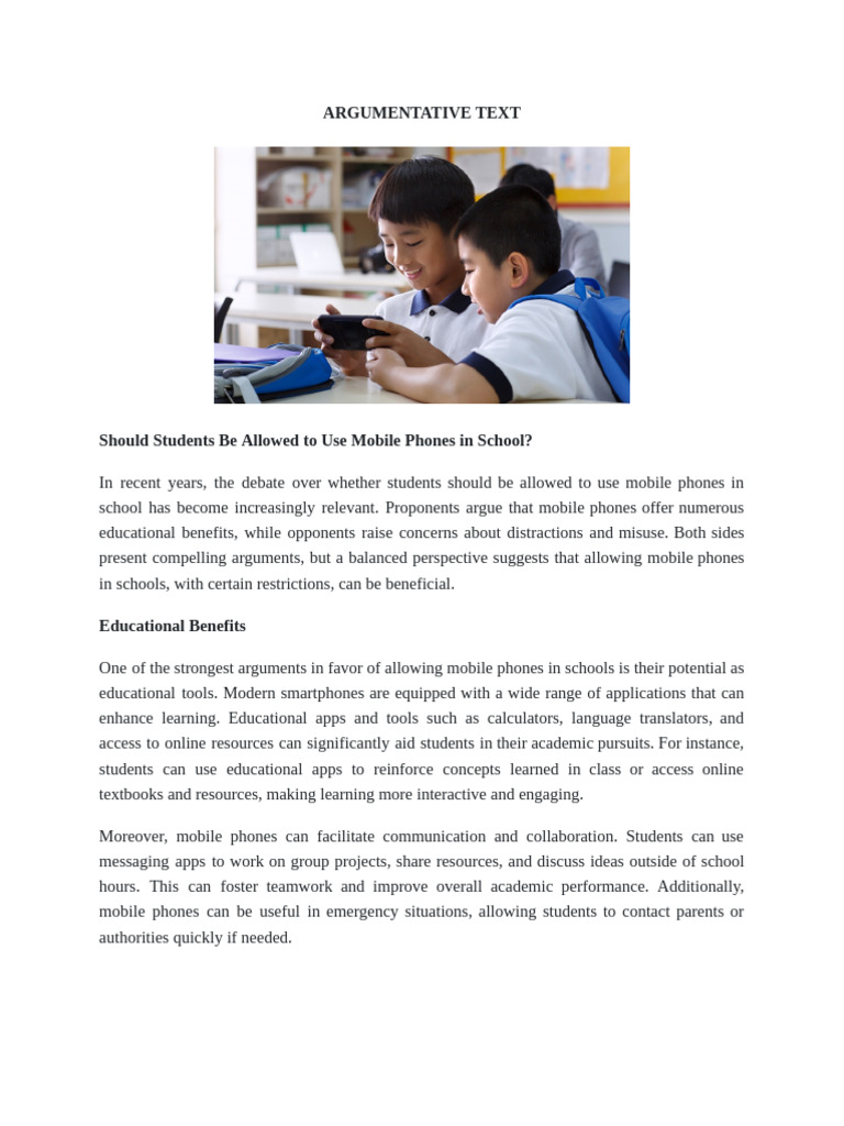 PKGBI Argumentative Text | PDF