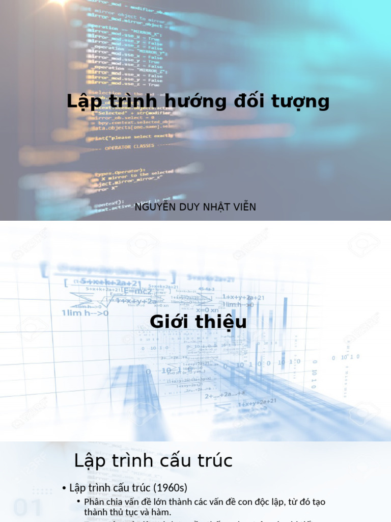 KTLT Lap Trinh Huong Doi Tuong | PDF