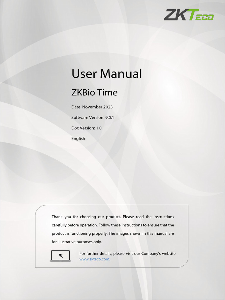 ZKBio Time - User Manual - 202312 | PDF
