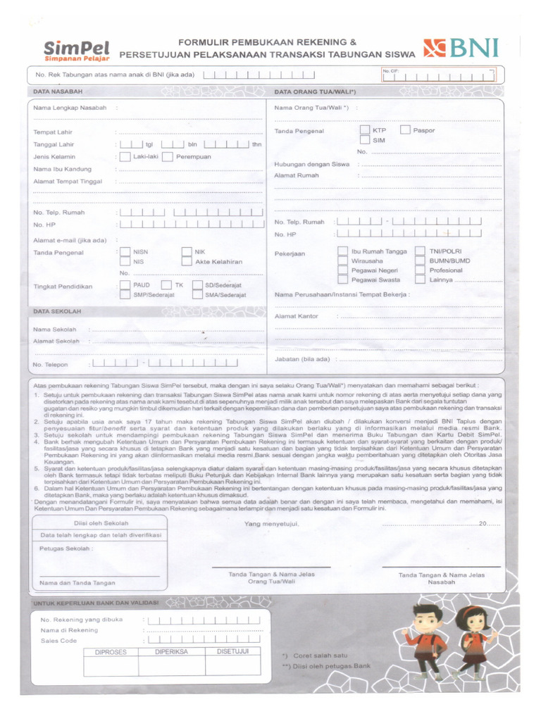 Formulir Simpel | PDF