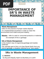 5Rs of Waste Management - Group 5 | PDF | Waste | Reuse