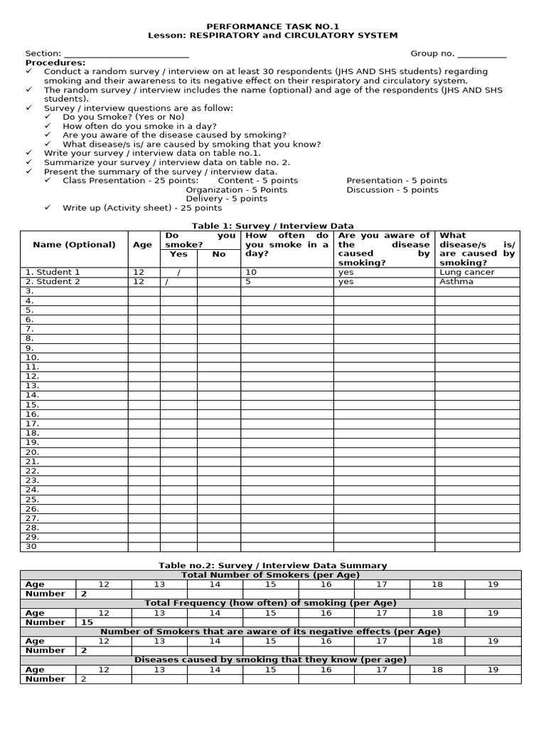 Q1 Performance Task No 1 | PDF | Smoking | Self-Improvement