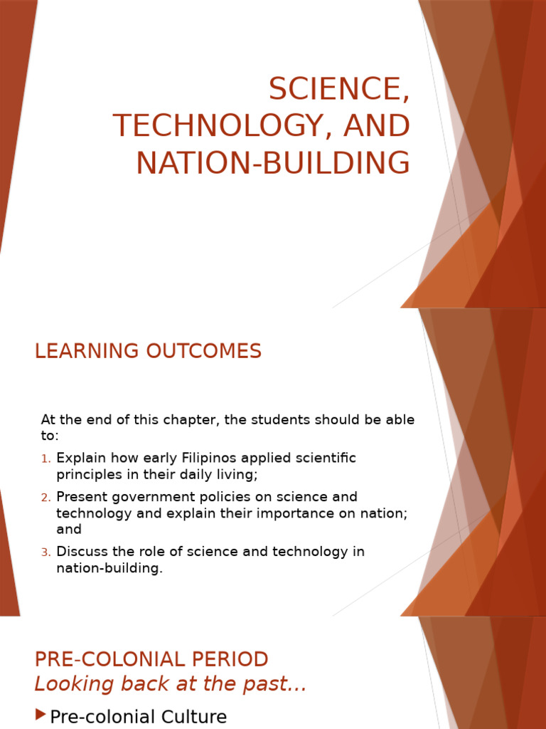 Science Technology and Nation Building | PDF