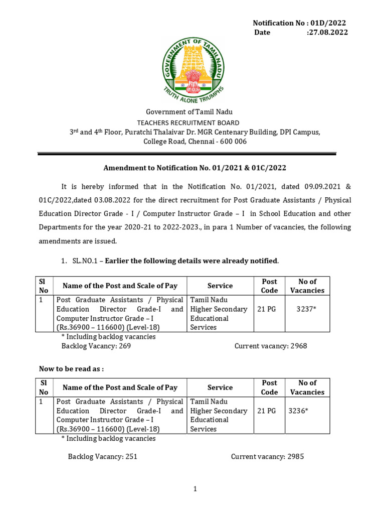 Last Notification | PDF