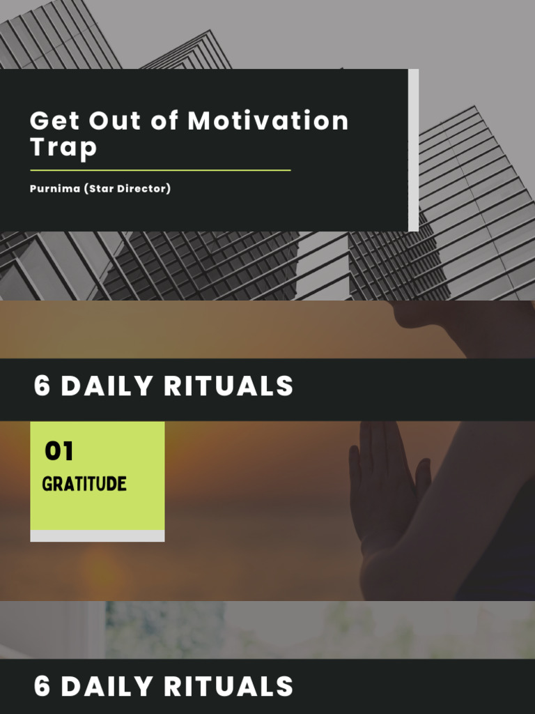 Get Out of Motivation Trap | PDF