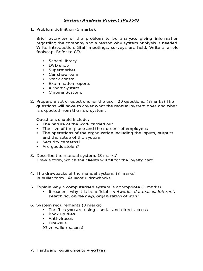 03 System Analysis | PDF