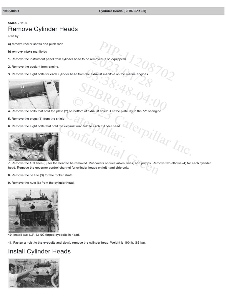 Cylinder Heads | PDF | Nut (Hardware) | Screw