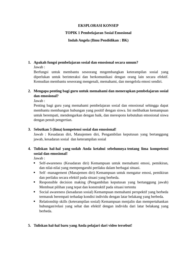 TOPIK 1 Eksplorasi Konsep | PDF
