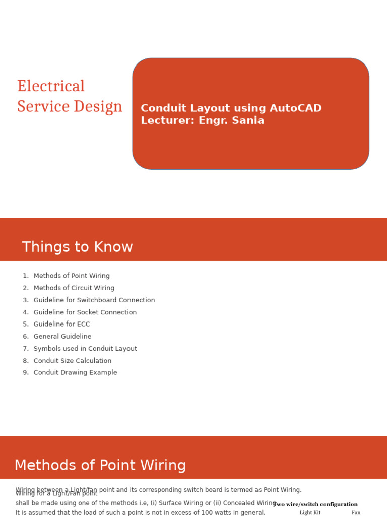 L3. Conduit Layout using AutoCAD_EECE_Spring'20 | PDF