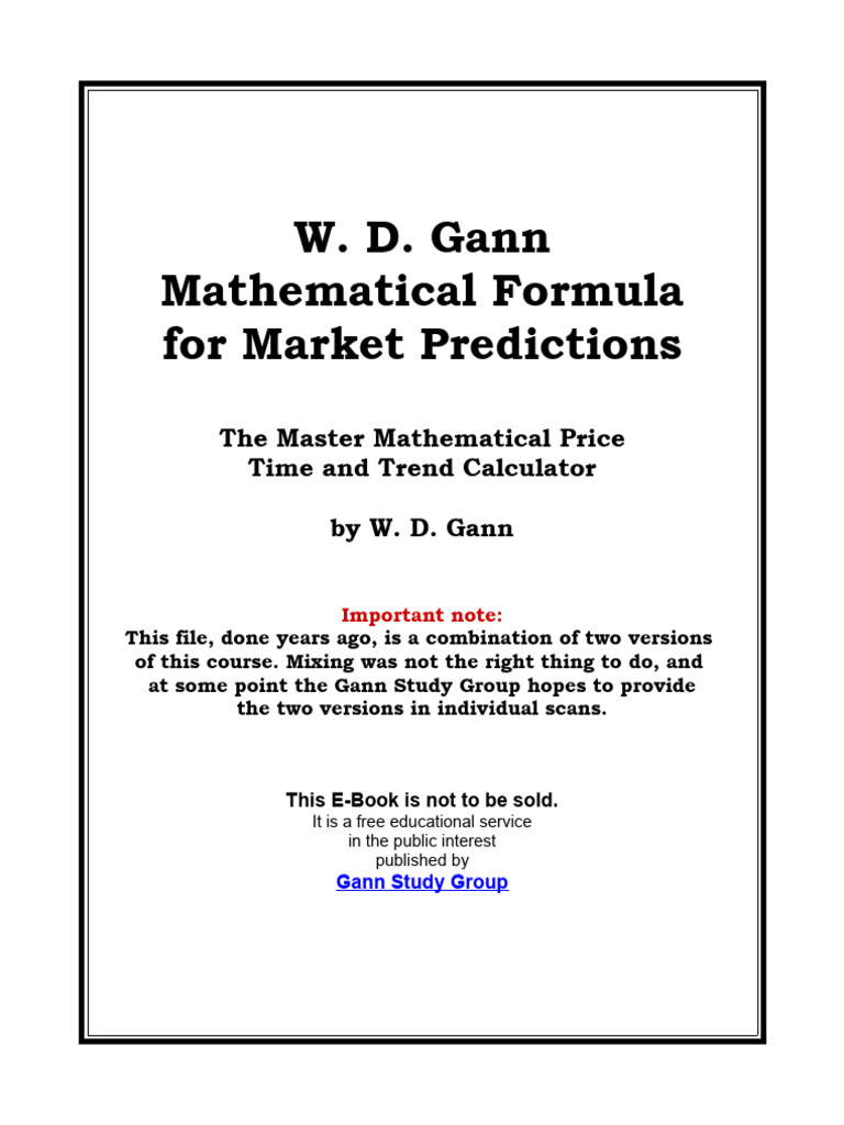 Market Predictions for Traders | PDF