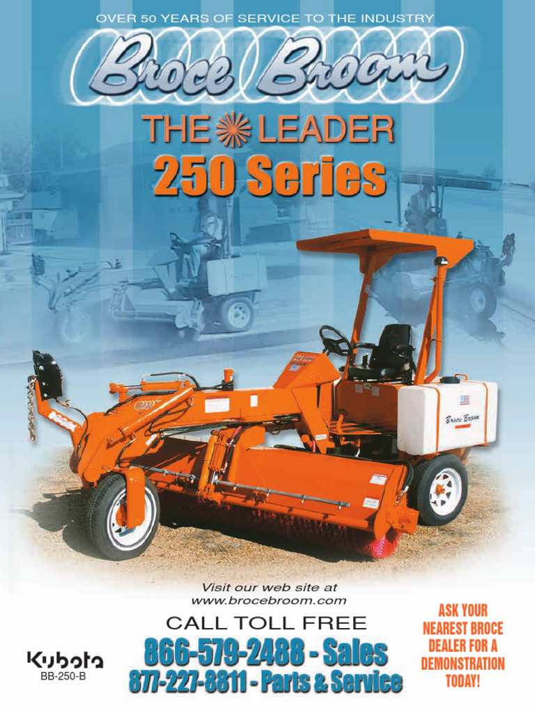 Broce 250 Sweeper | PDF