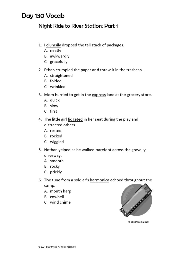 4re Day130 Vocabulary | PDF