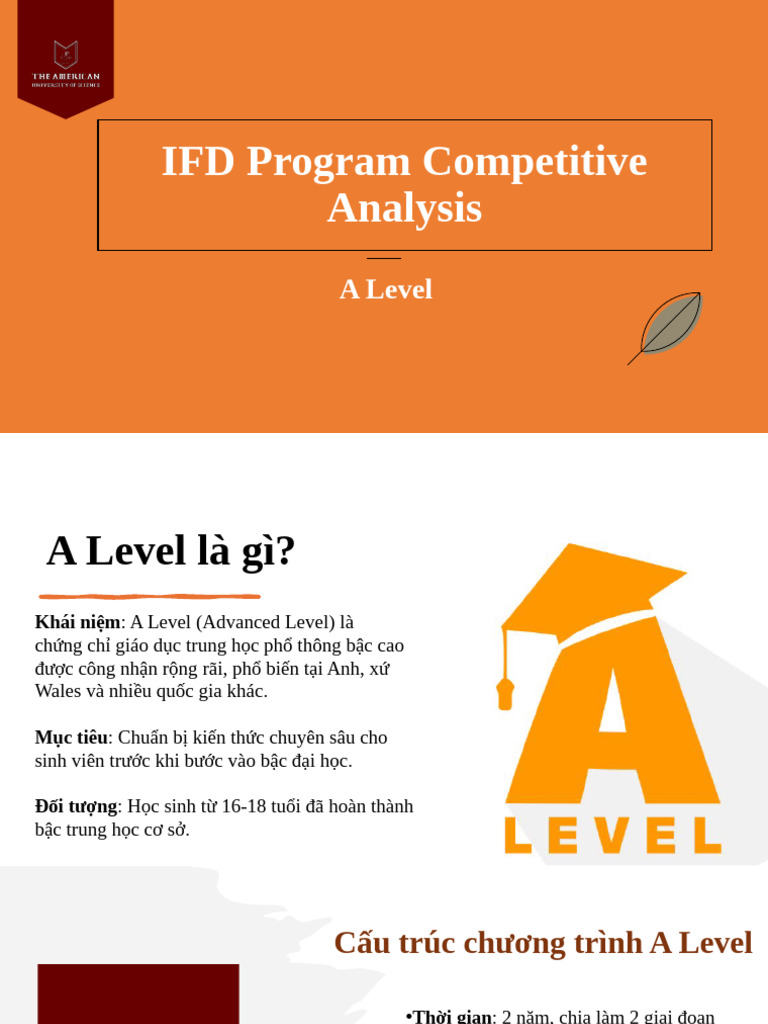 IFD Program Competitive Analysis (Naomi) | PDF
