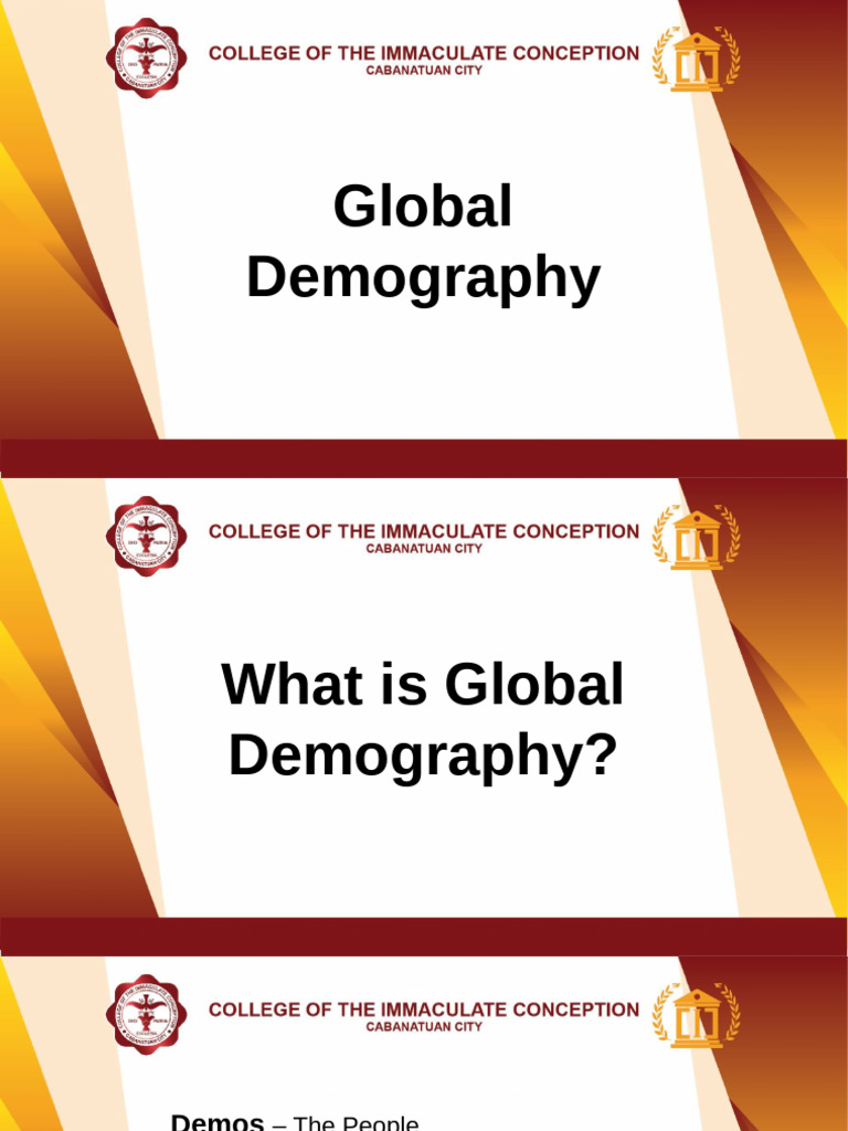 Global Demography | PDF
