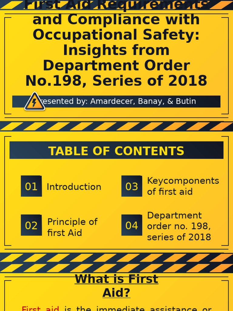 First Aid Requirements | PDF