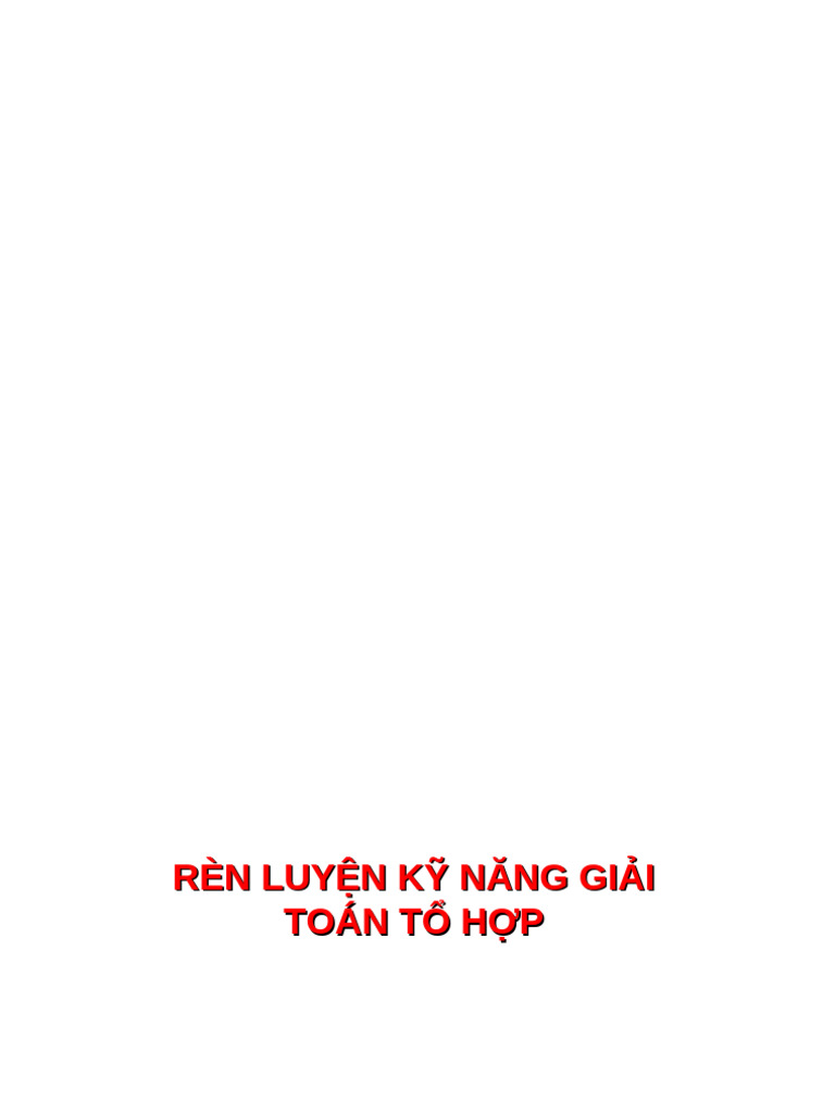 26 Bài Toán Về Phép Đếm - 10T | PDF