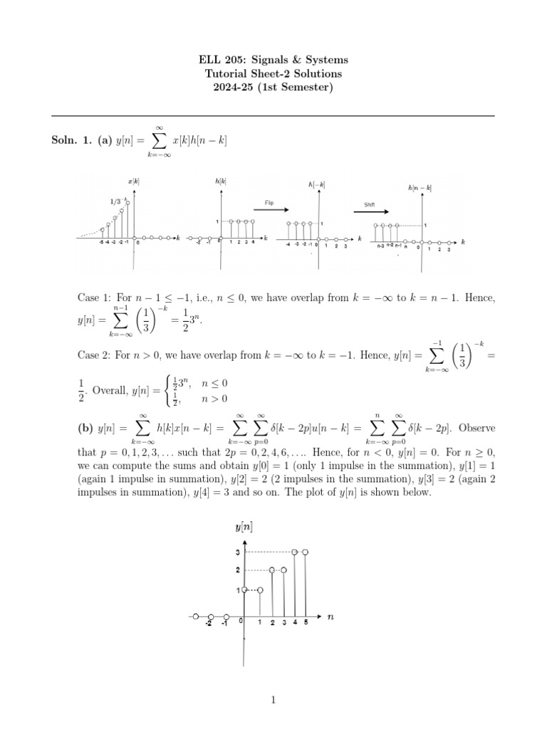 Tutorial 2 Solutions | PDF