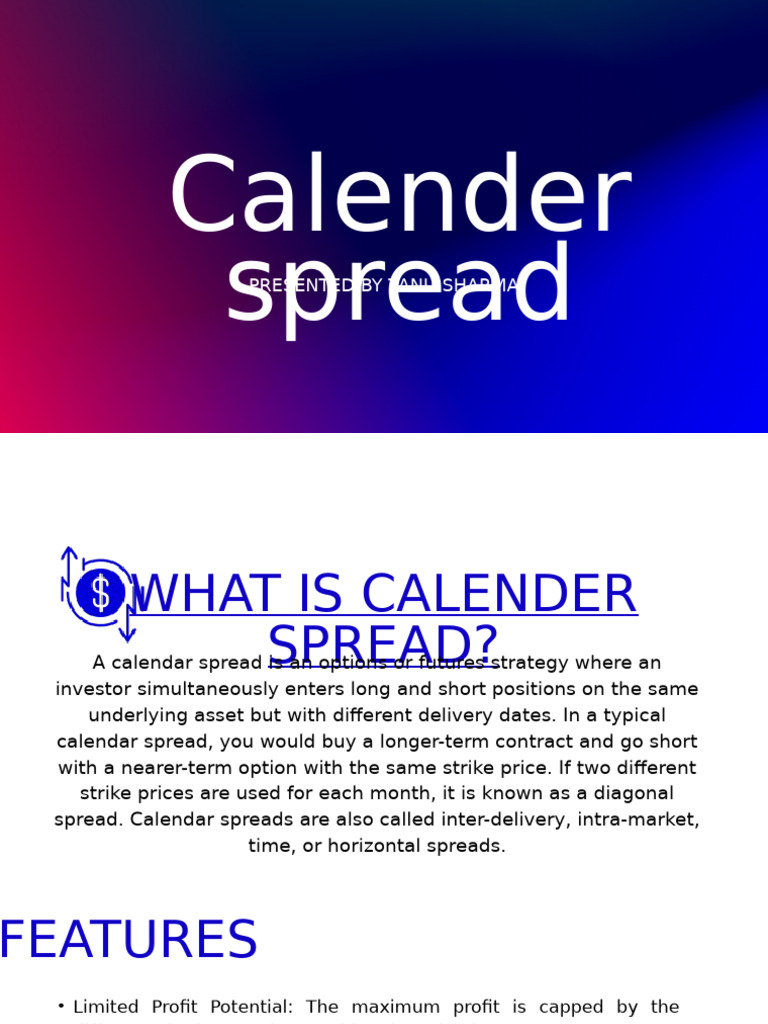 Calendar Spread. | PDF